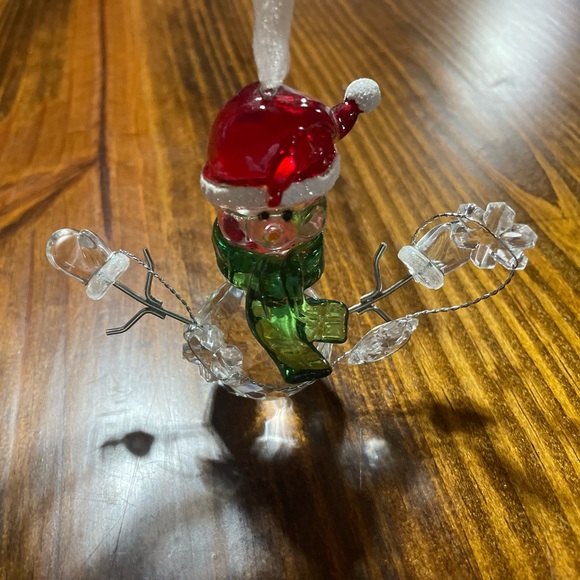 Holiday | Vintage Glass Snowman Ornament | Poshmark